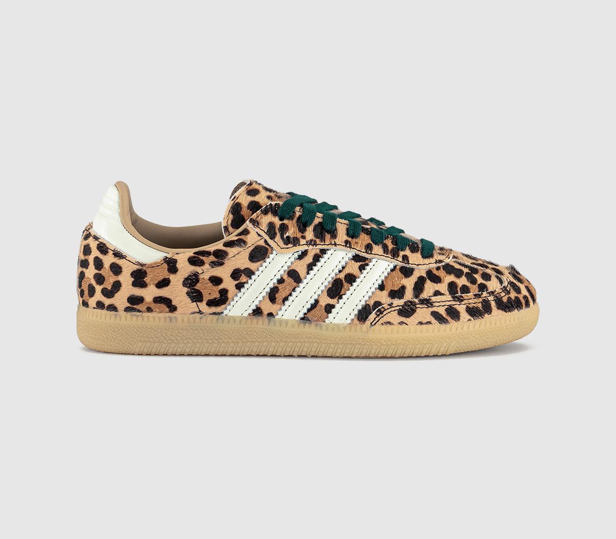 Click here for adidas Womens Samba OG Trainers Leopard Magic Beig... prices