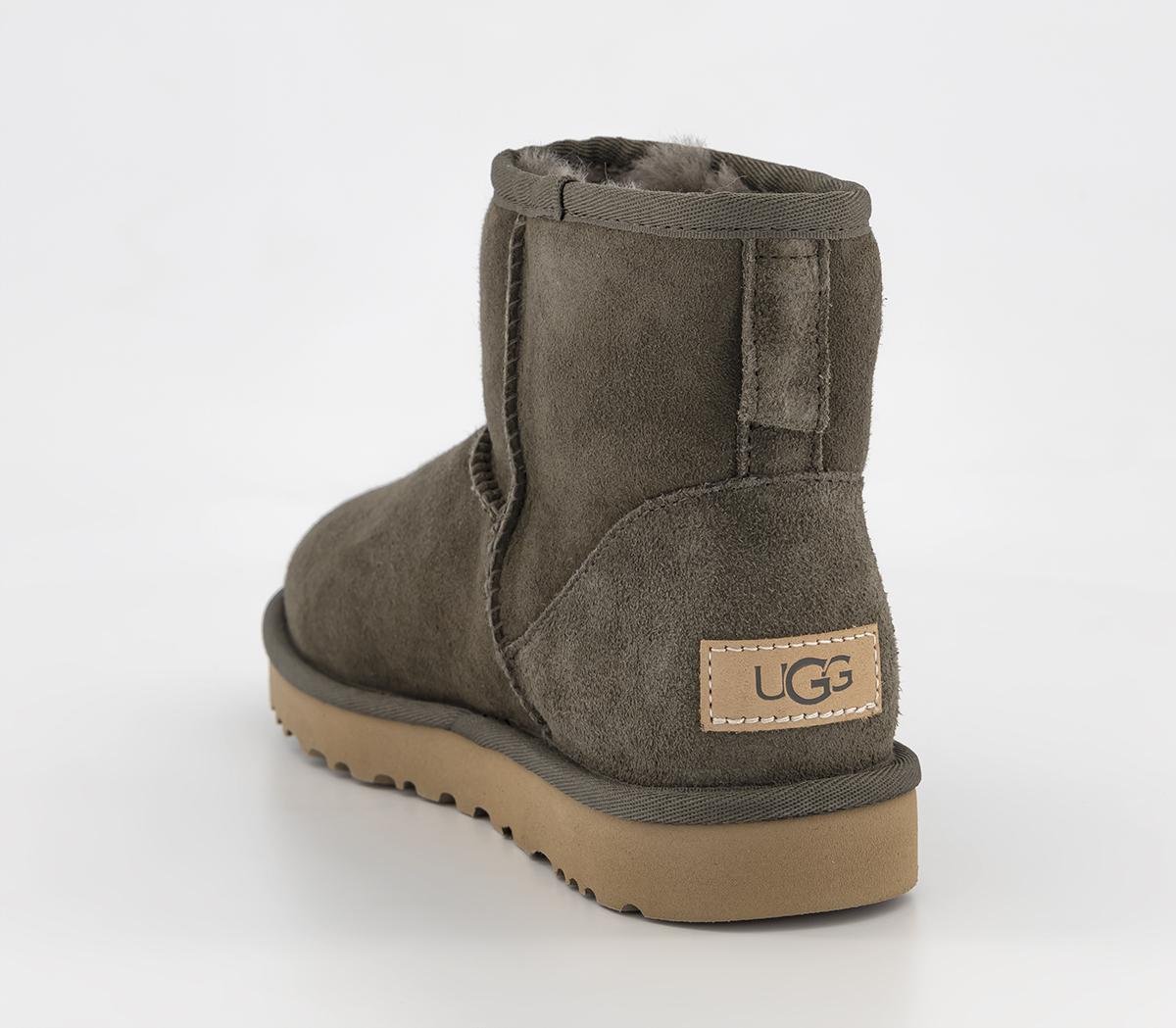 UGG Classic Mini II Boots Slate - Women's Ankle Boots