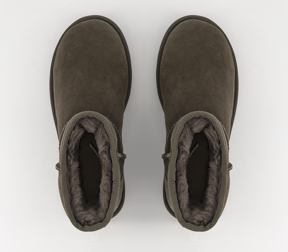 UGG Classic Mini II Boots Slate - Women's Ankle Boots