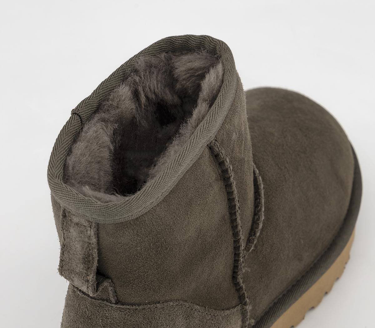 UGG Classic Mini II Boots Slate - Women's Ankle Boots