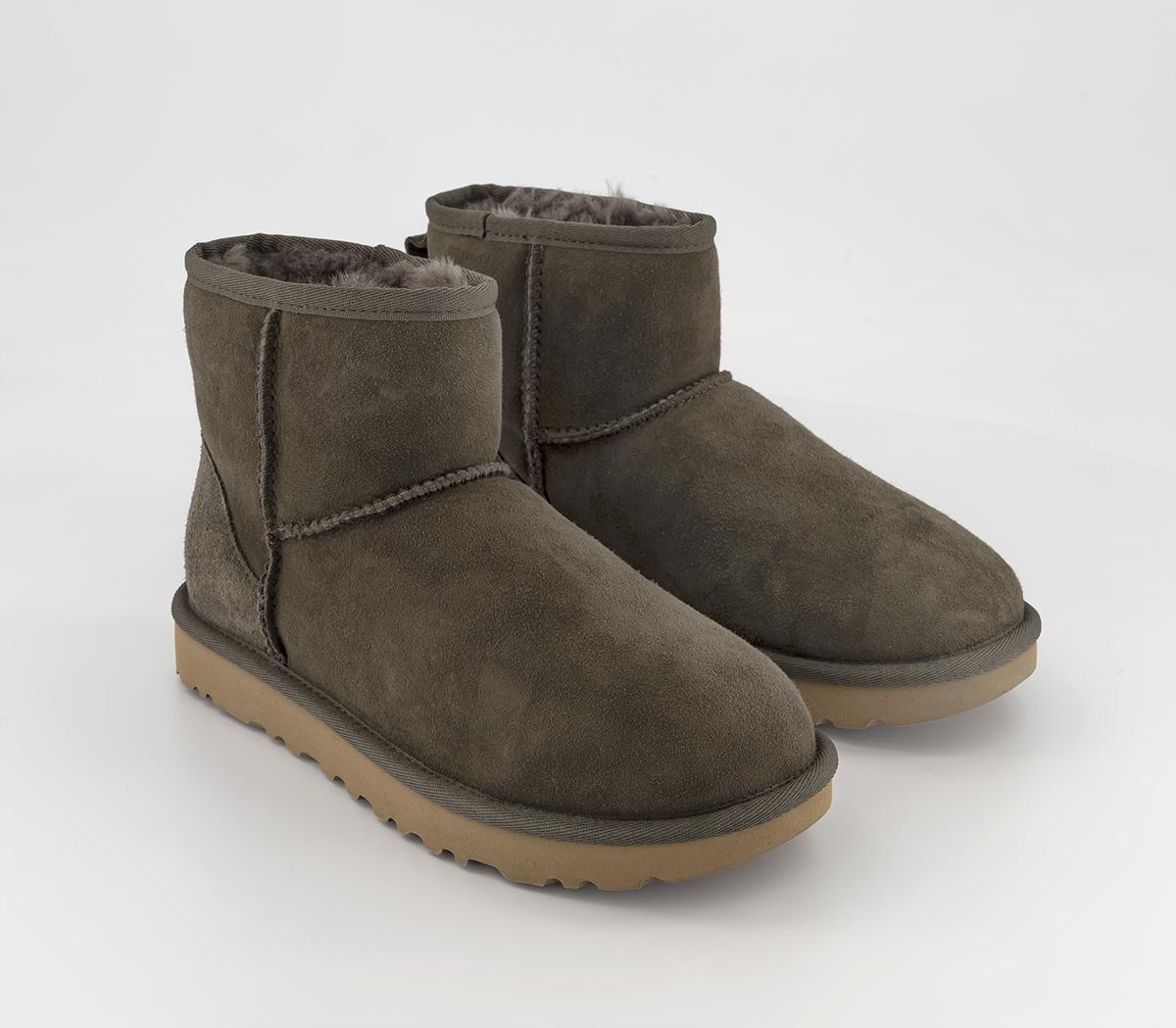 UGG Classic Mini II Boots Slate - Women's Ankle Boots