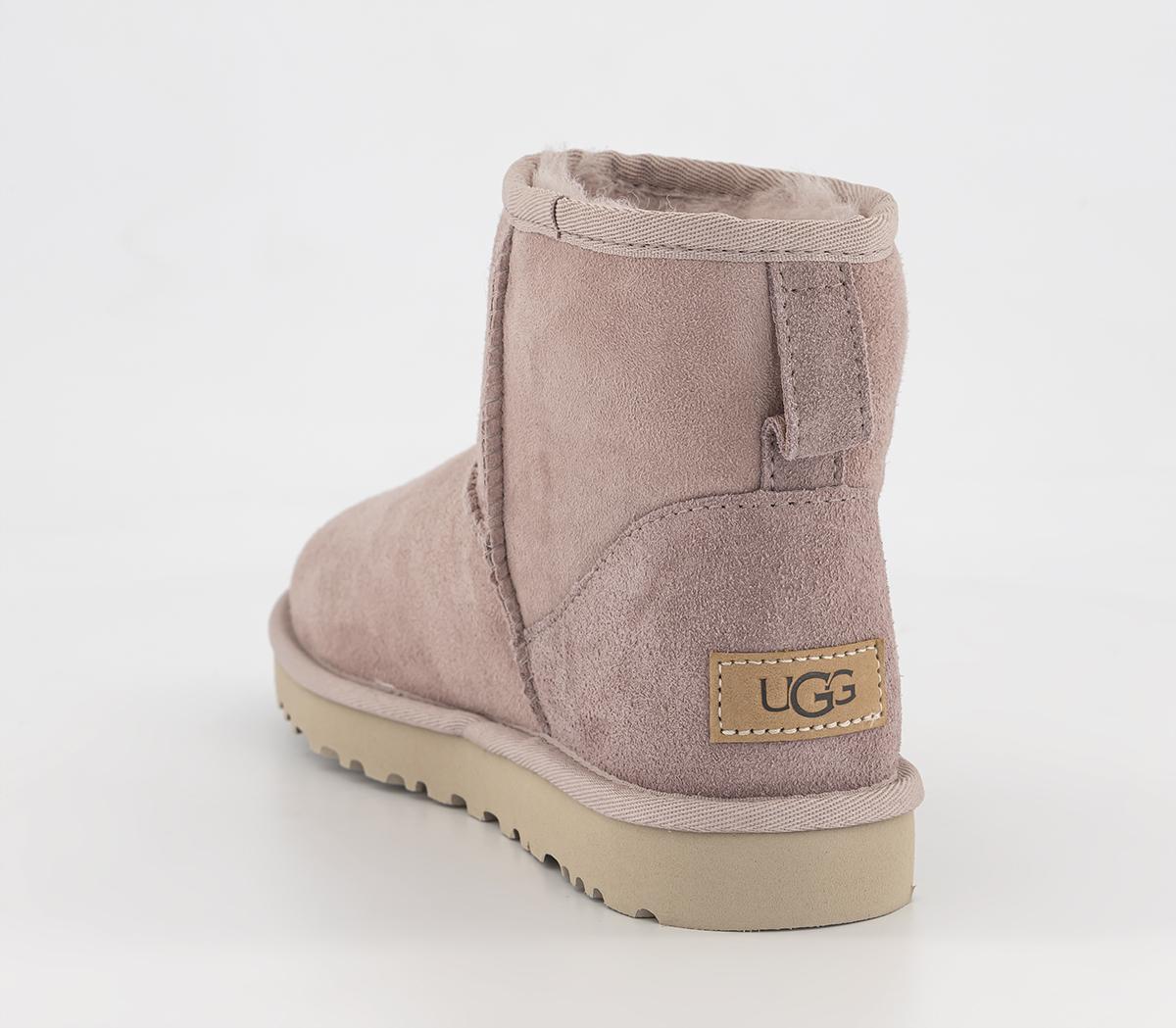 UGG Classic Mini II Boots Rose Grey - Women's Ankle Boots