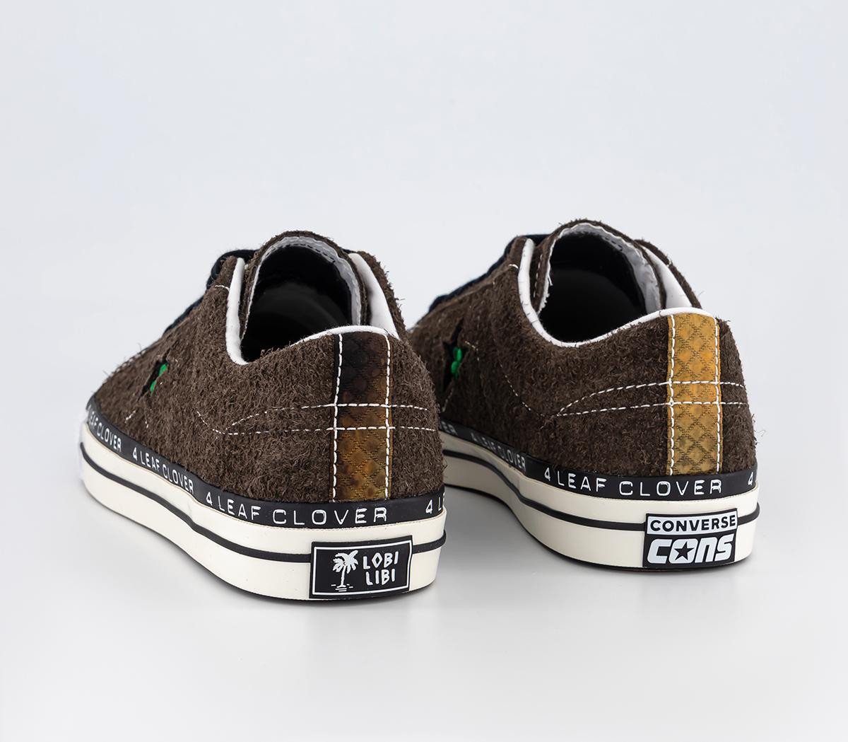 Converse One Star Pro Trainers Patta Java Burnt Olive White - Women's ...