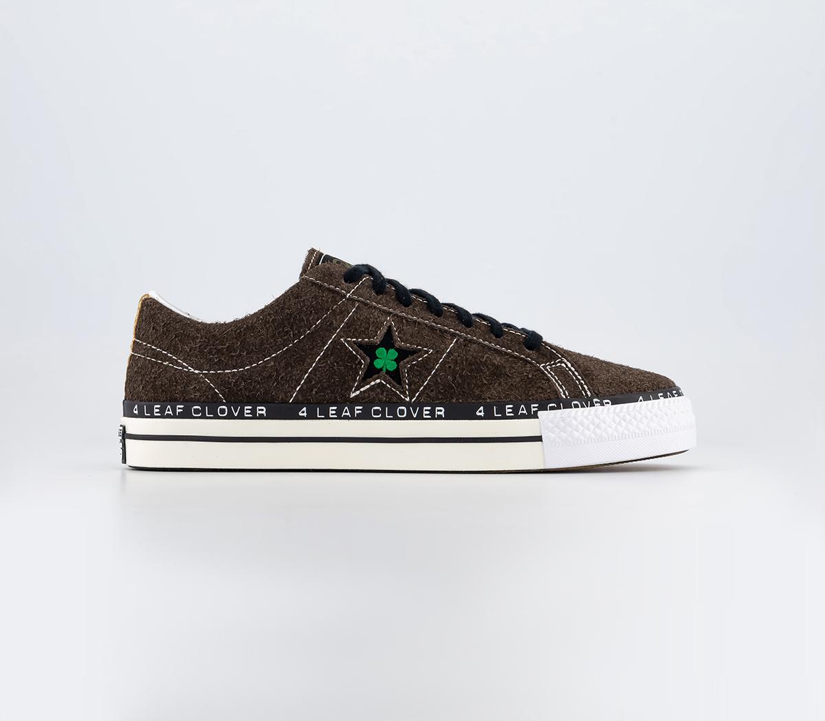 Converse One Star Pro Trainers Patta Java Burnt Olive White - Women's ...