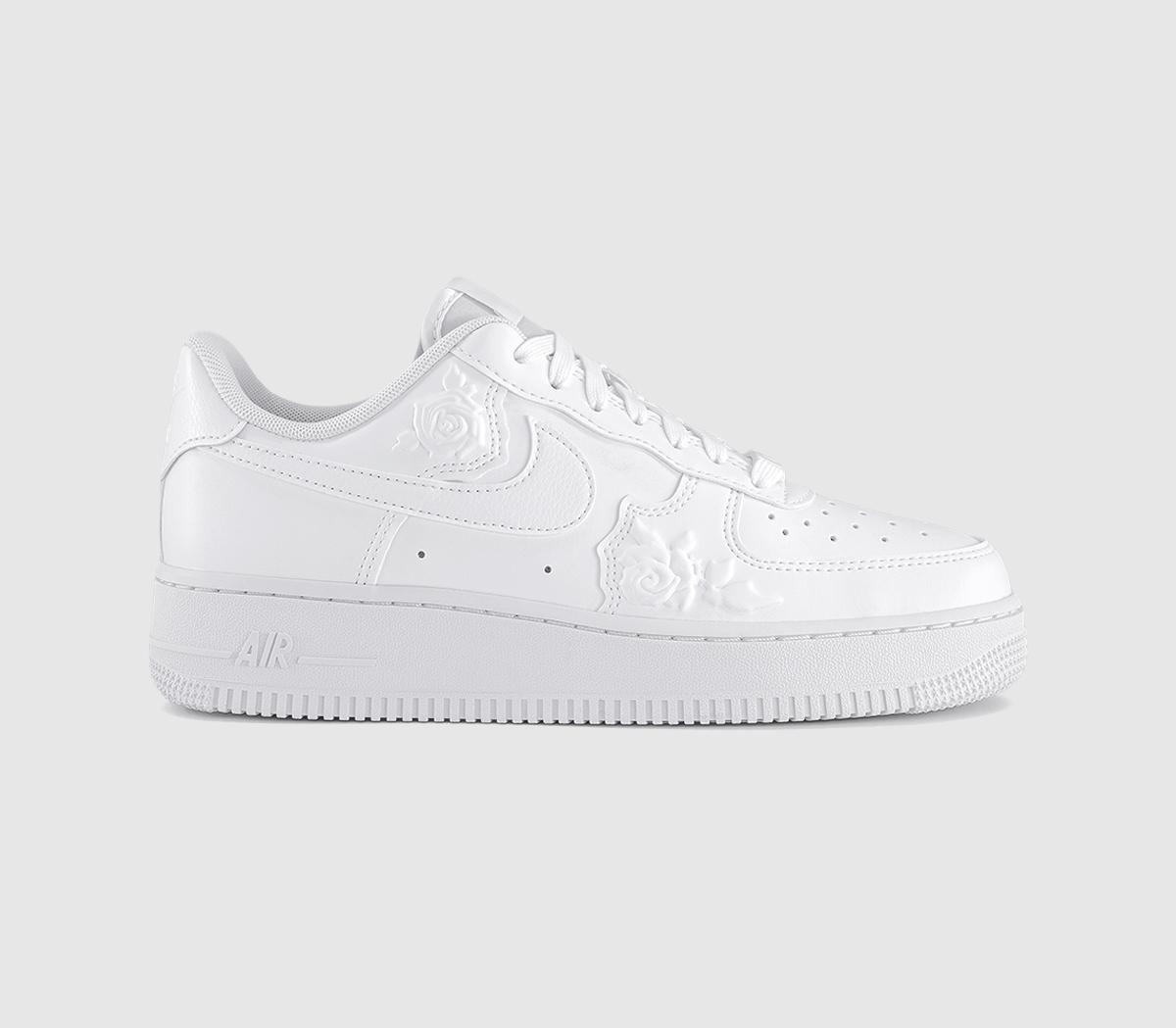 Click here for Nike Womens Air Force 1 07 Trainers White White Wh... prices