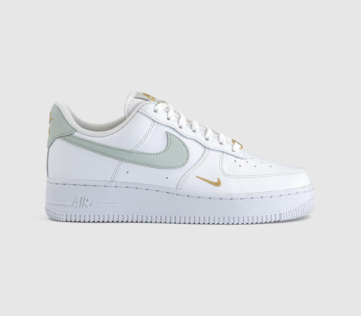 Click here for Nike Womens Air Force 1 07 Trainers White Light Si... prices