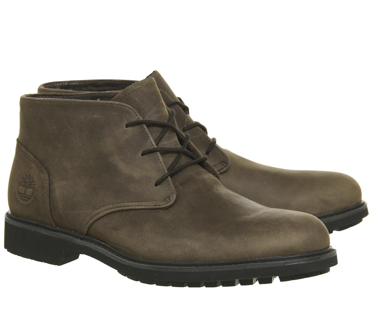Timberland Stormbuck Chukka Boots Dark Brown Poseidon Nubuck - Men’s Boots