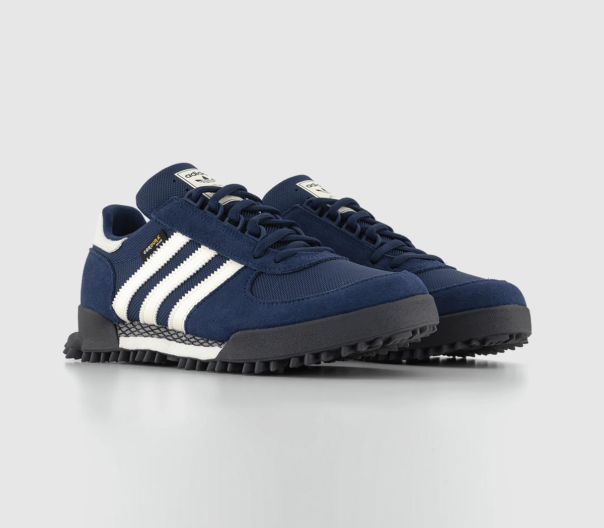 adidas Marathon TR Trainers Night Indigo Off White Dark Blue - Men's ...