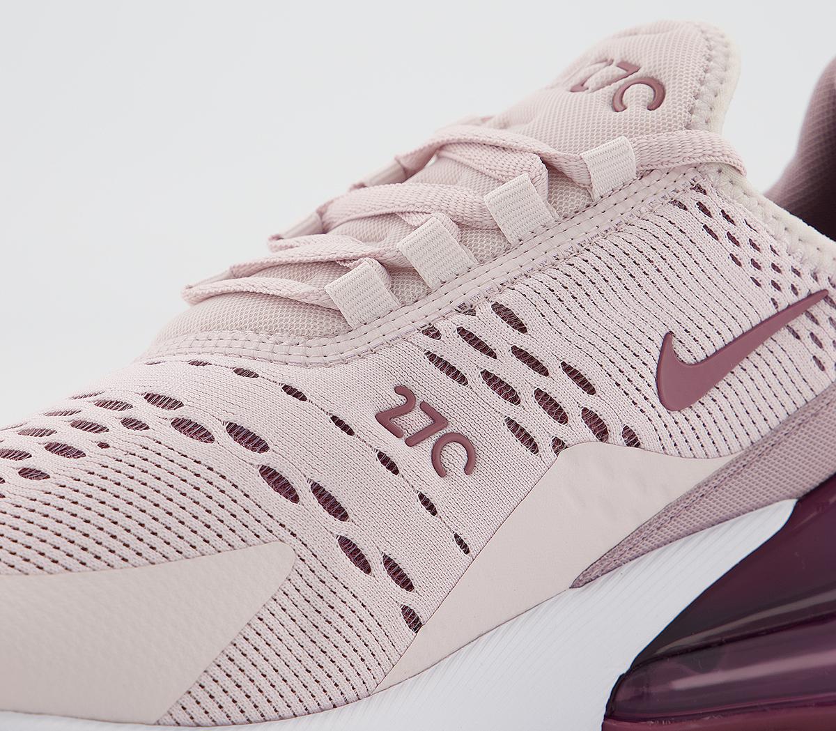 Nike Air Max 270 Trainers Barely Rose Vintage White - Women's Trainers