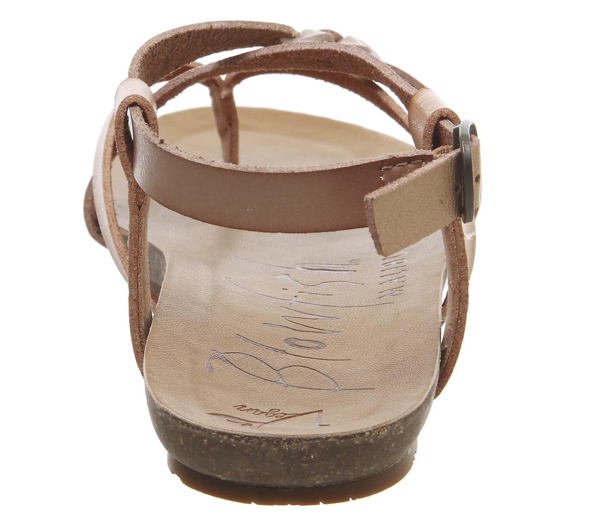 Blowfish Malibu Granola B Sandals Rose Gold - Women’s Sandals