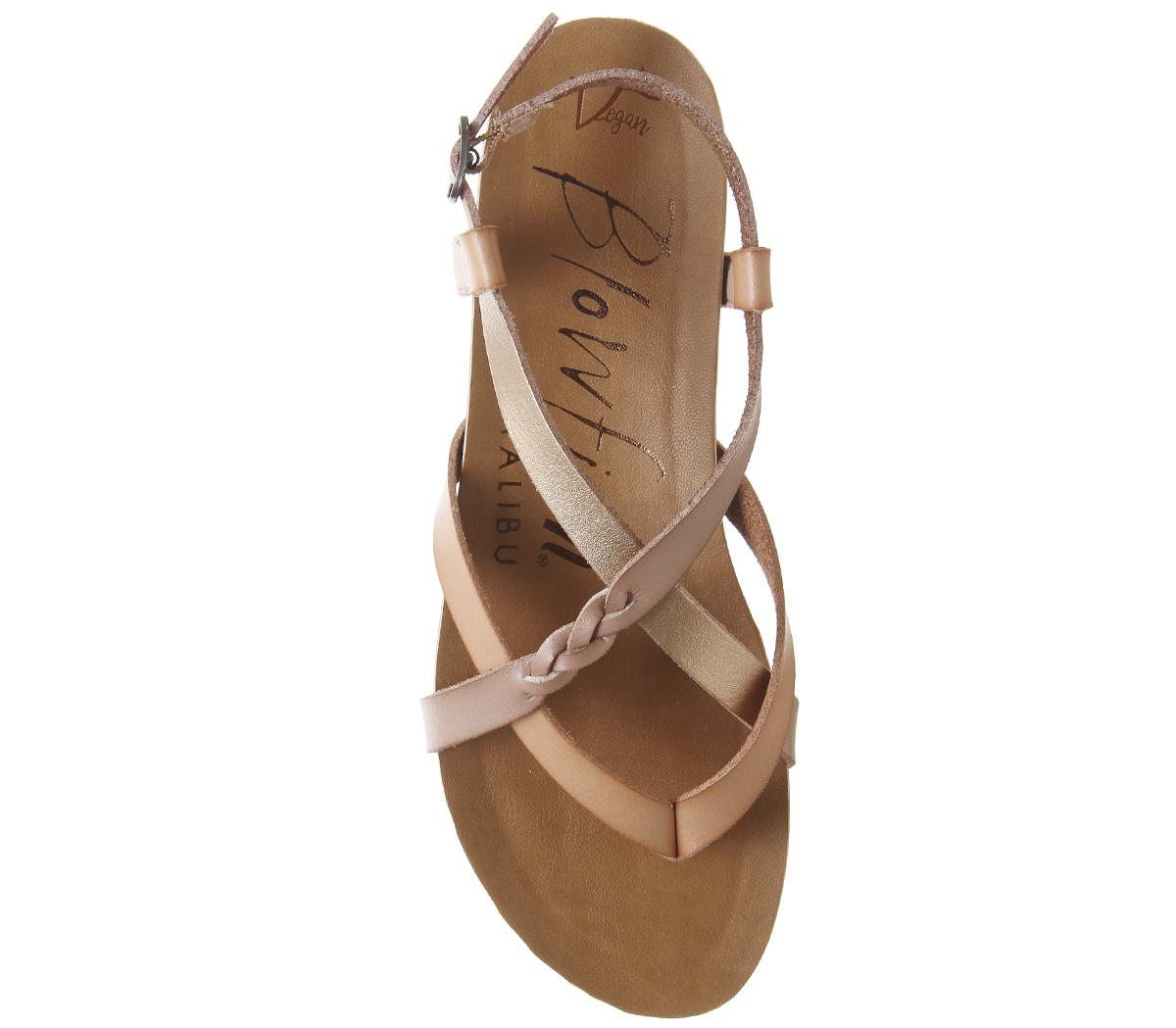 Blowfish Malibu Granola B Sandals Rose Gold - Women’s Sandals