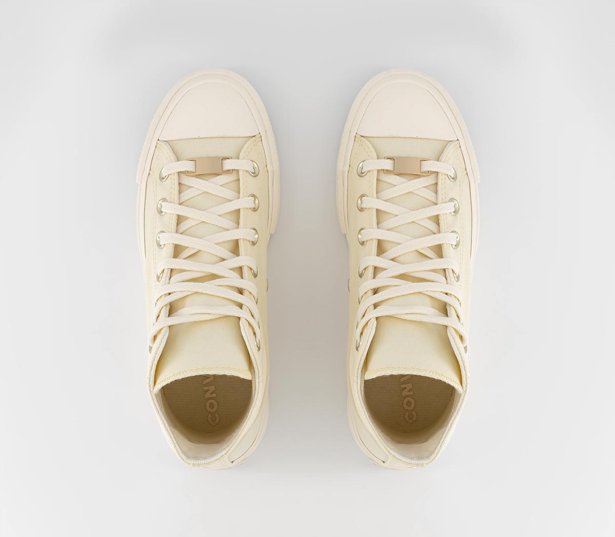 Converse All Star Lift Hi Platform Trainers Potato Salad Light - Women ...