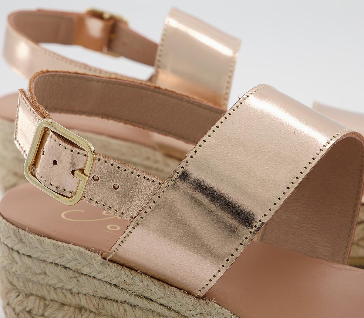 Gaimo for OFFICE Ig3 Flatform Sandal Rose Gold - Women’s Sandals