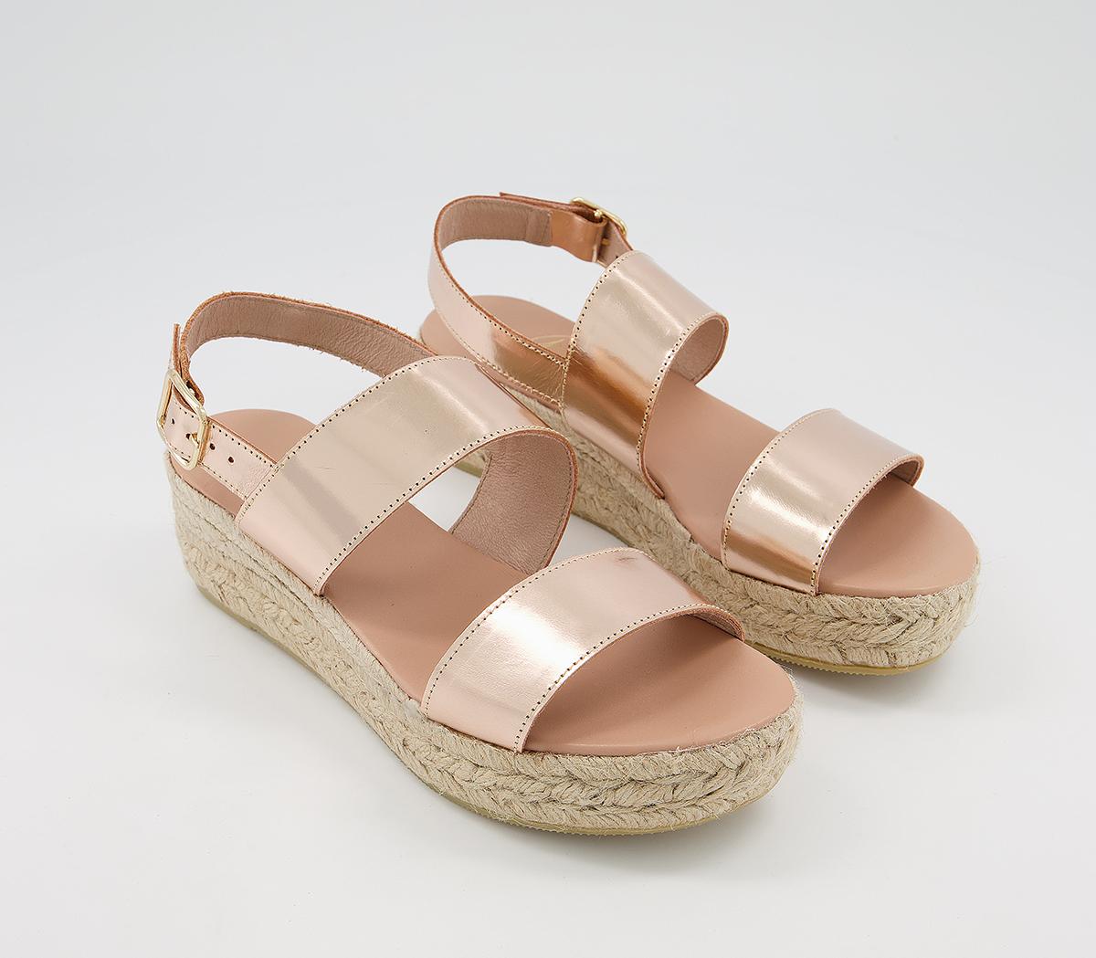 Gaimo for OFFICE Ig3 Flatform Sandal Rose Gold - Women’s Sandals