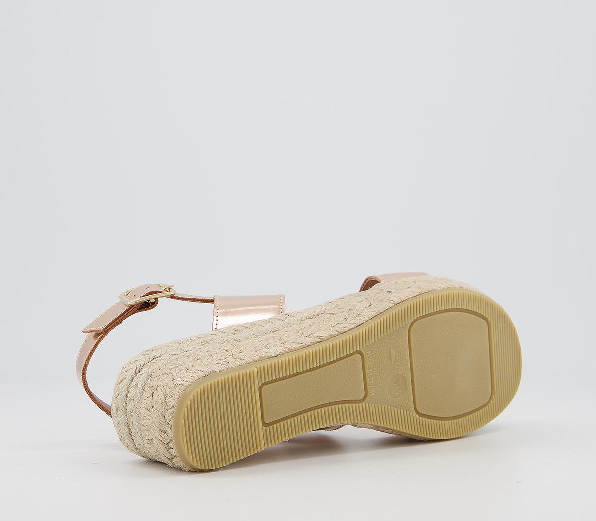 Gaimo for OFFICE Ig3 Flatform Sandals Rose Gold - Women’s Sandals