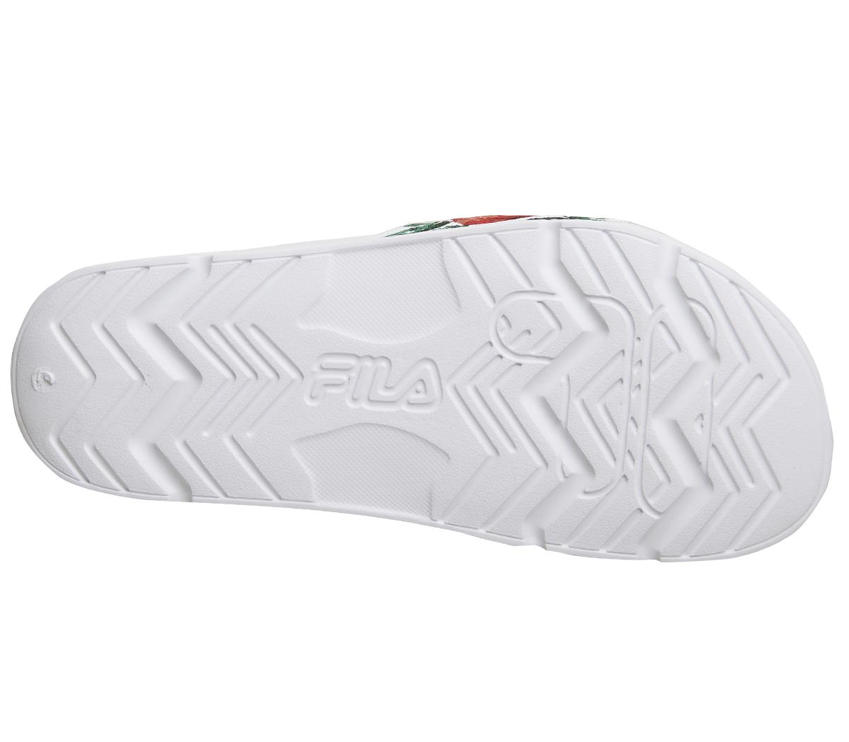 Fila Drifter Slides White Embriodery - Women’s Sandals