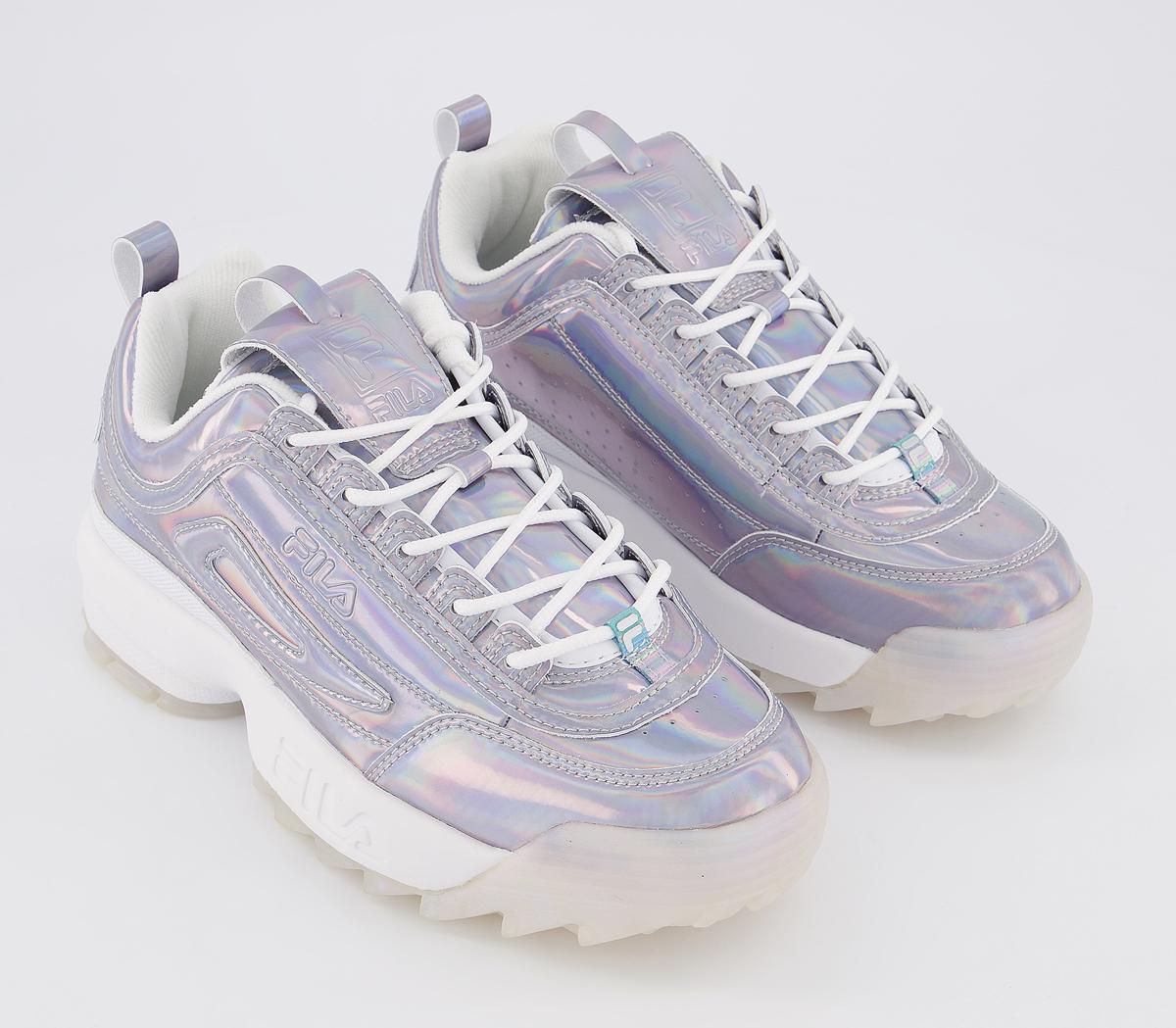 Fila Disruptor II Trainers White Multi White - Women's Trainers