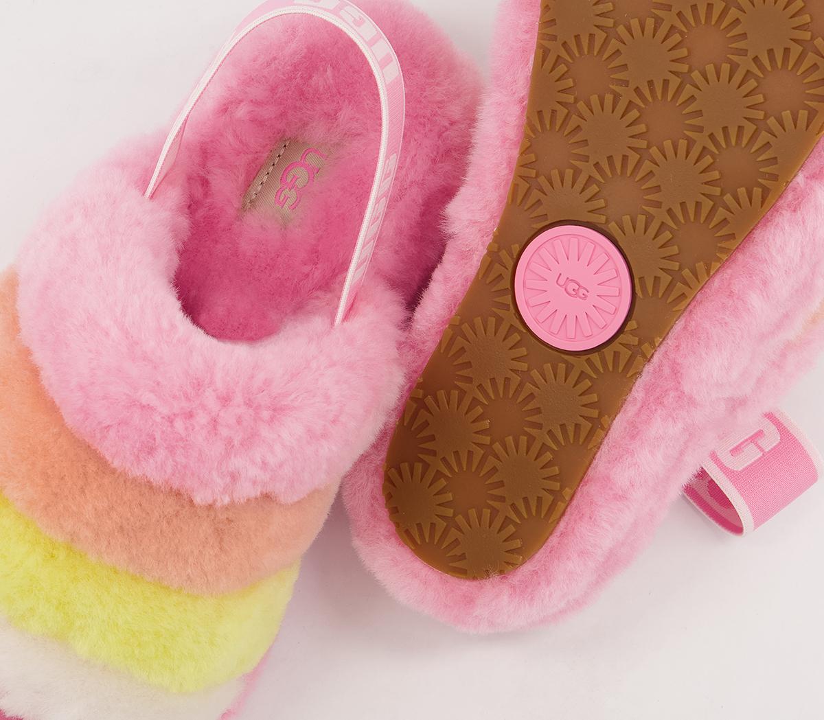 UGG Fluff Yeah Slides Sachet Pink Multi - Women's Slippers