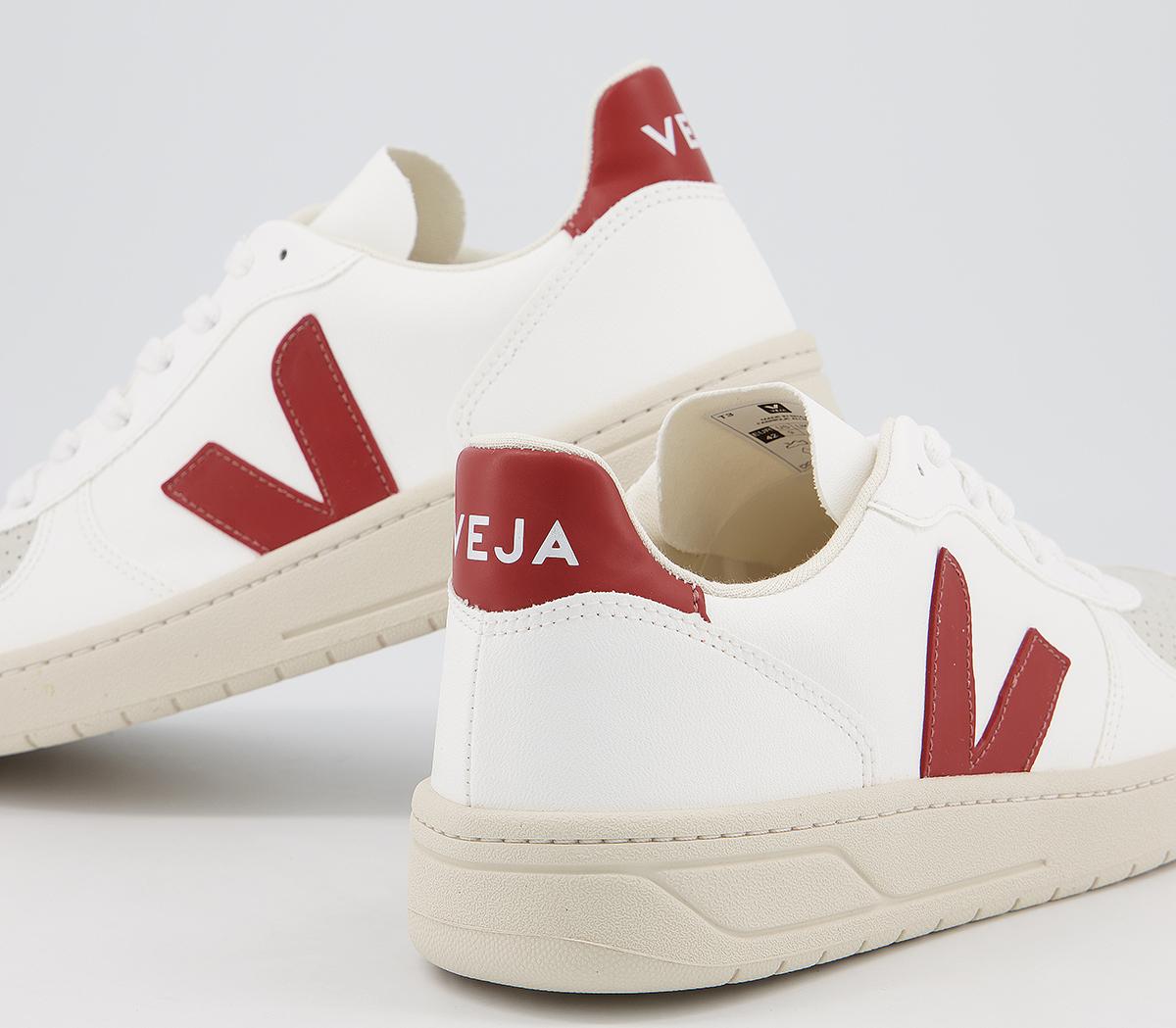 VEJA V-10 Trainers White Rouille - Women's Classic Trainers