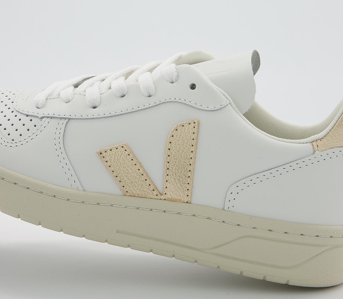 VEJA V-10 Trainers White Rose Gold F - Women's Trainers