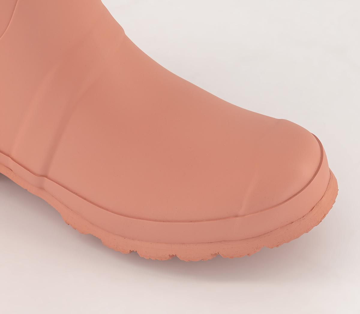 Hunter Original Short Wellies W Pink - Women's Ankle Boots