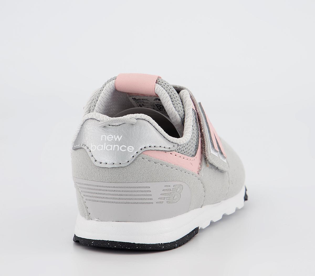 New Balance 574 Infant Trainers Grey Pink - Unisex