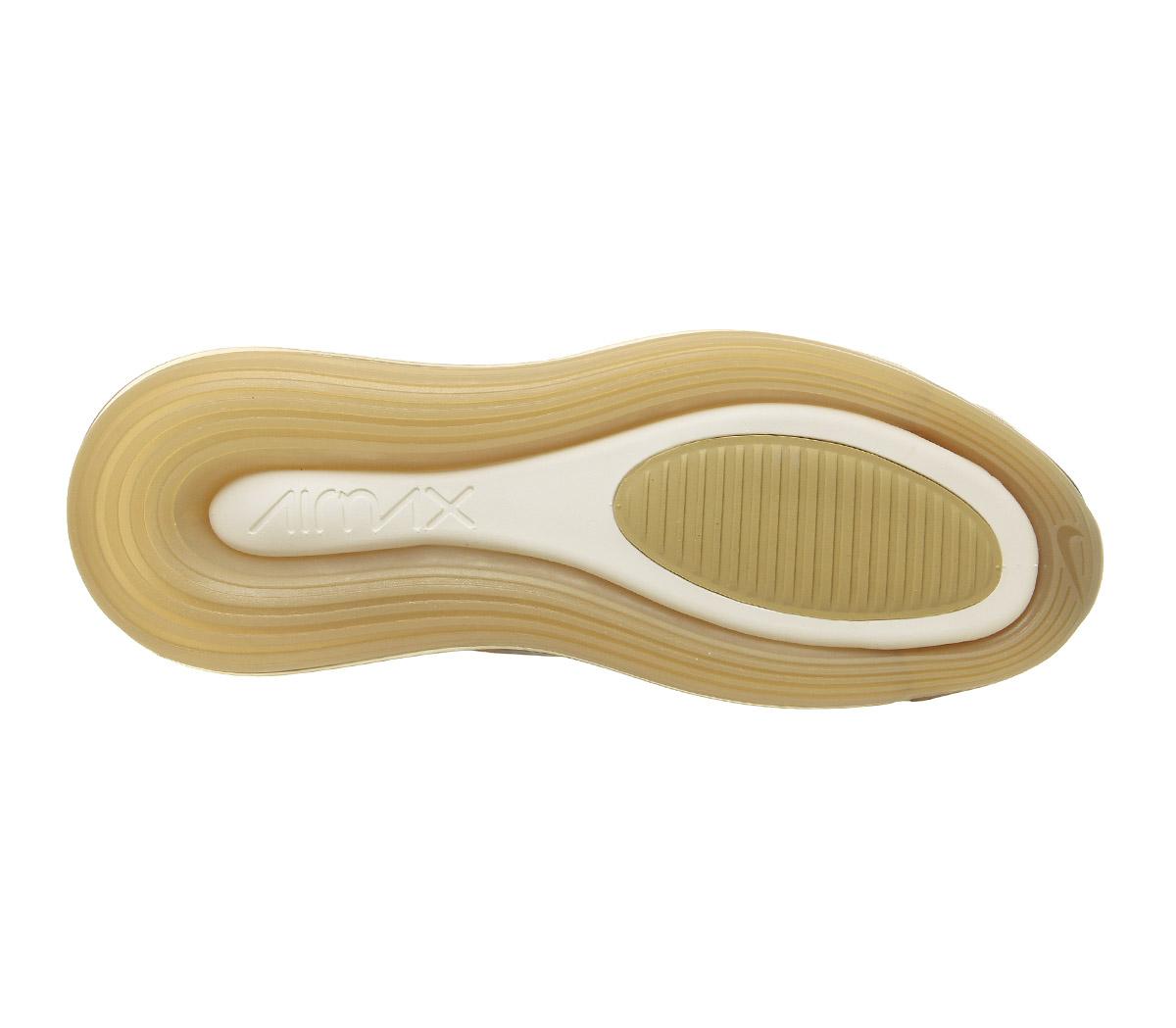 Nike Air Max 720 Trainers Wheat Black Club Gold F - Women's Trainers