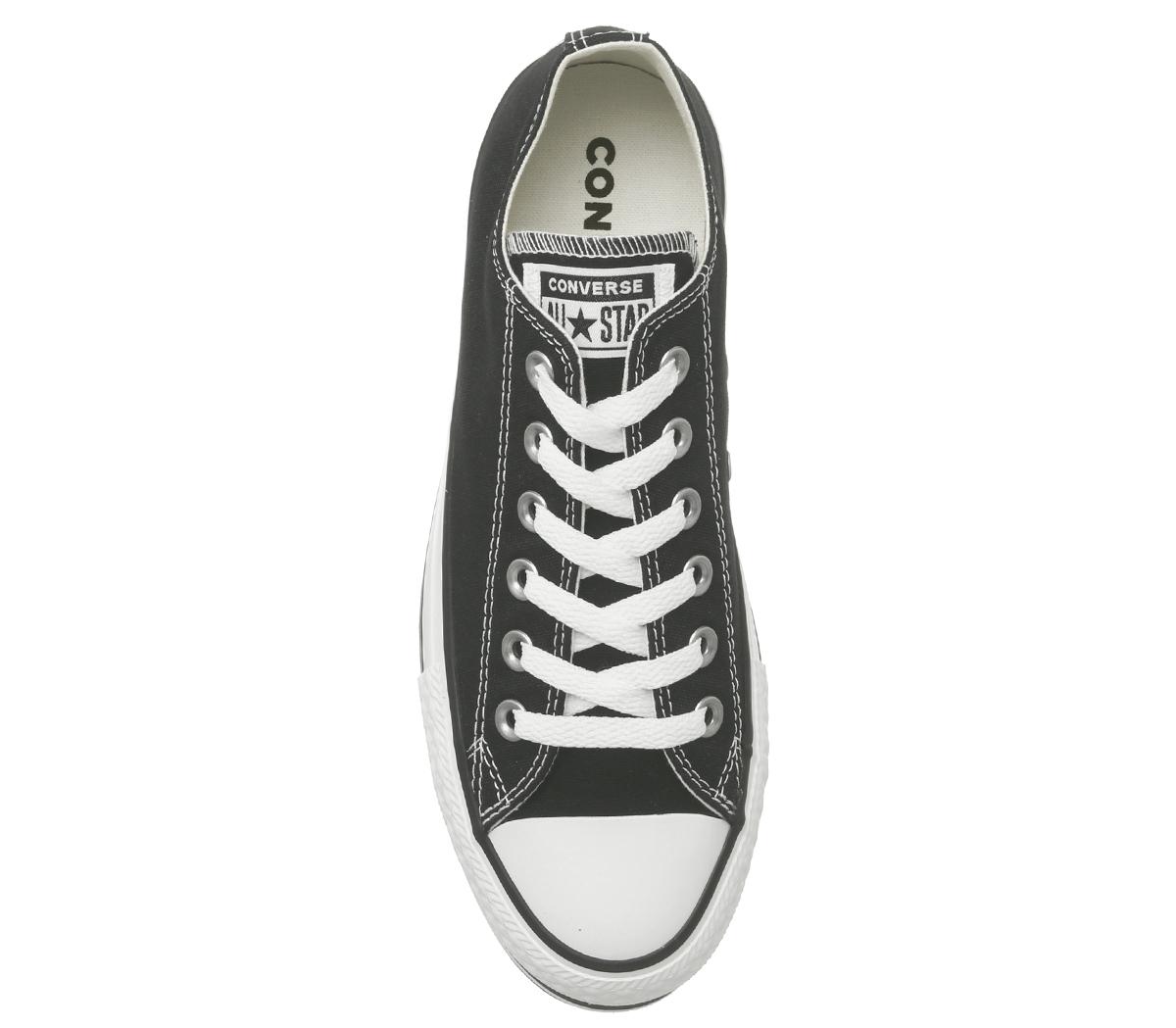 Converse Chuck Taylor Platform Layer Ox Trainers Black White - Women's ...