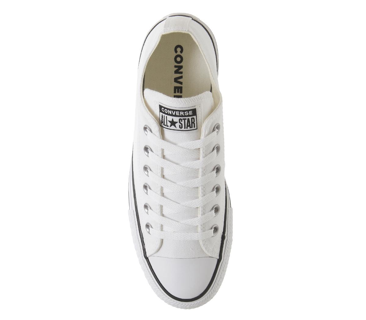 Converse Chuck Taylor Platform Layer Ox White Black - Women's Trainers