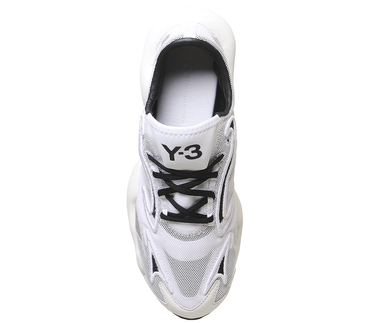 adidas Y-3 Y3 Ren Trainers White Black Silver Met - Unisex Sports