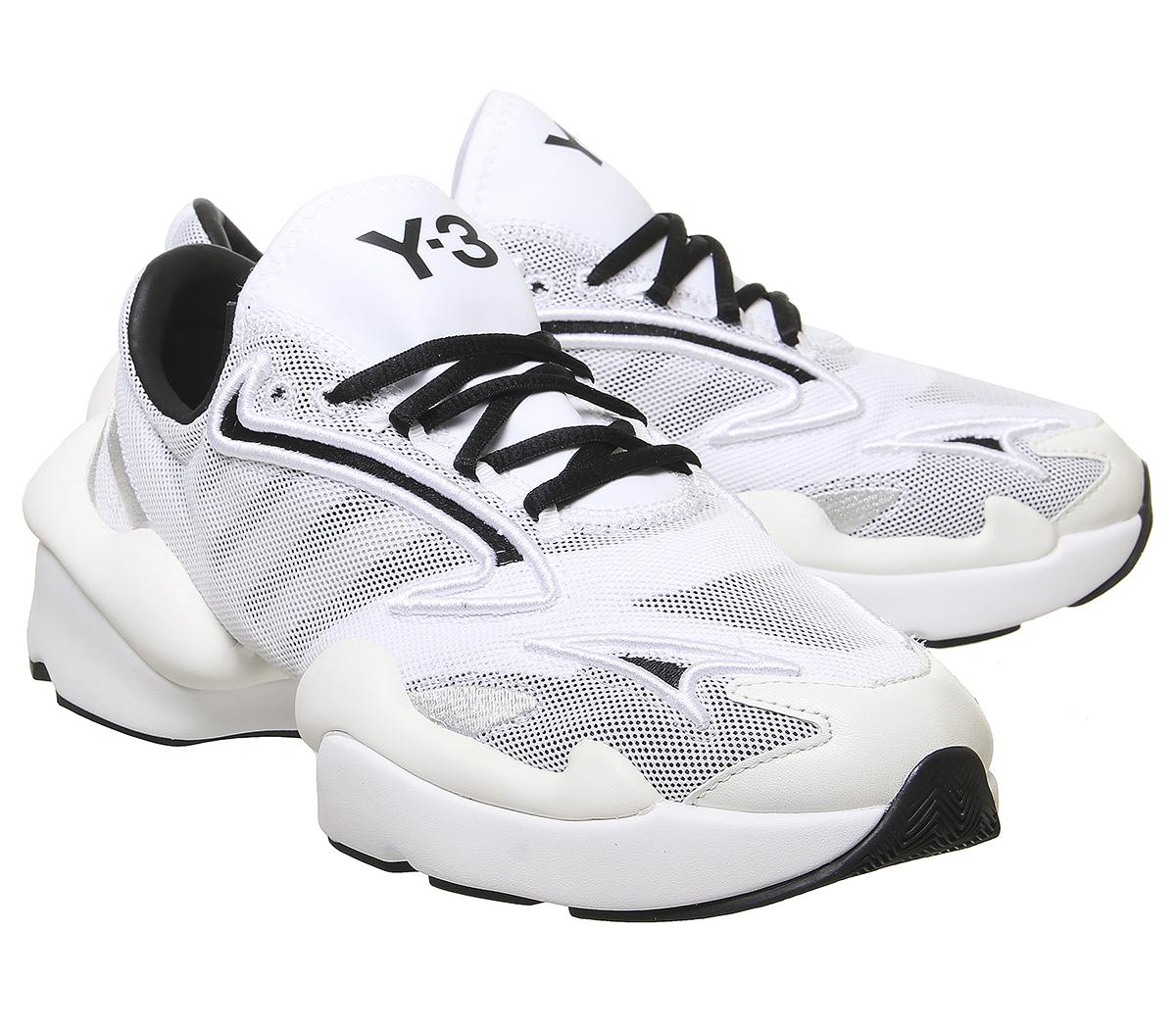 adidas Y-3 Y3 Ren Trainers White Black Silver Met - Unisex Sports