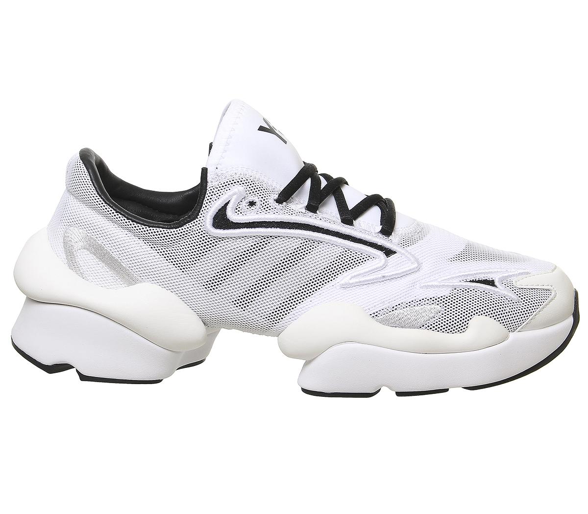 adidas Y-3 Y3 Ren Trainers White Black Silver Met - Unisex Sports