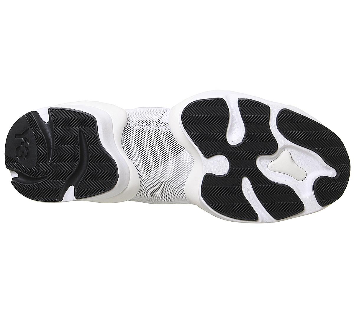 adidas Y-3 Y3 Ren Trainers White Black Silver Met - Unisex Sports