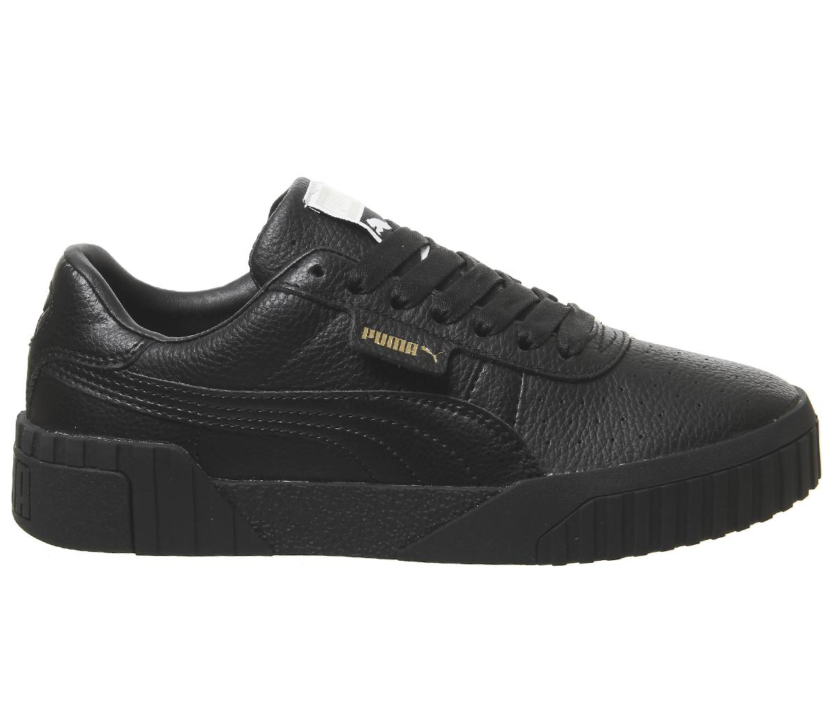 PUMA Cali Trainers Puma Black Puma Black F - Women's Trainers