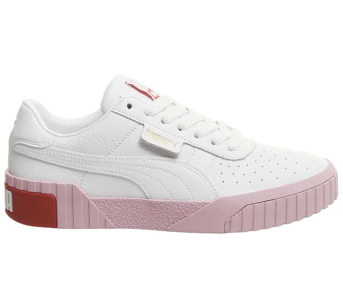PUMA Cali Trainers Puma White Pink - Women's Trainers