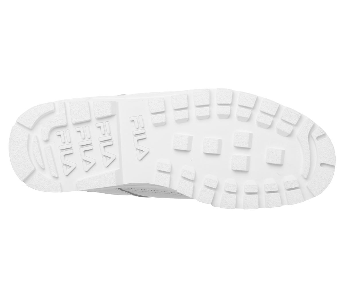 Fila Trial Blazer Wedge Trainers White Fila Navy Fila Red F - Women's ...