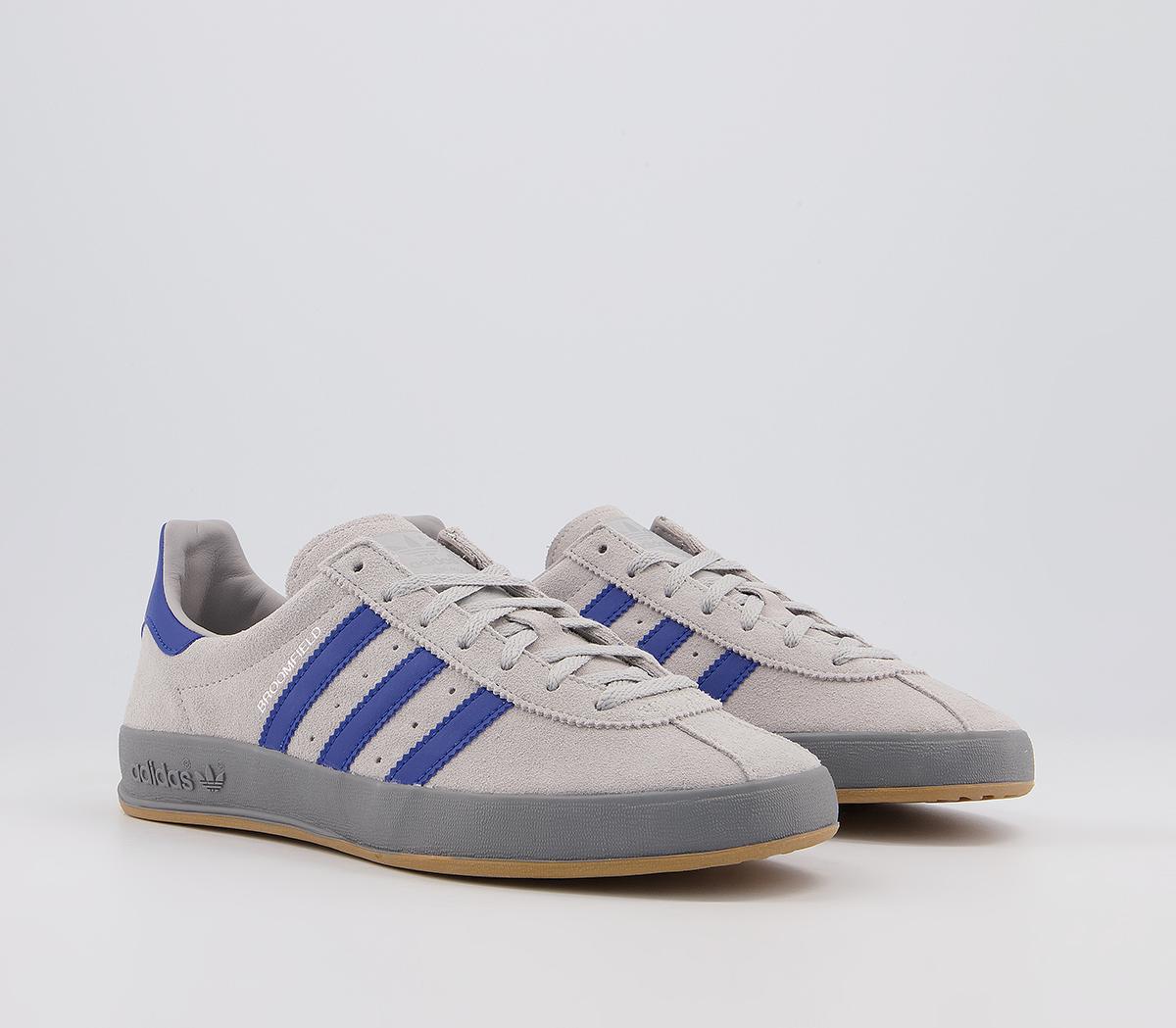 adidas Broomfield Trainers Grey Grey Royal Blue Gum Exclusive - Men's ...