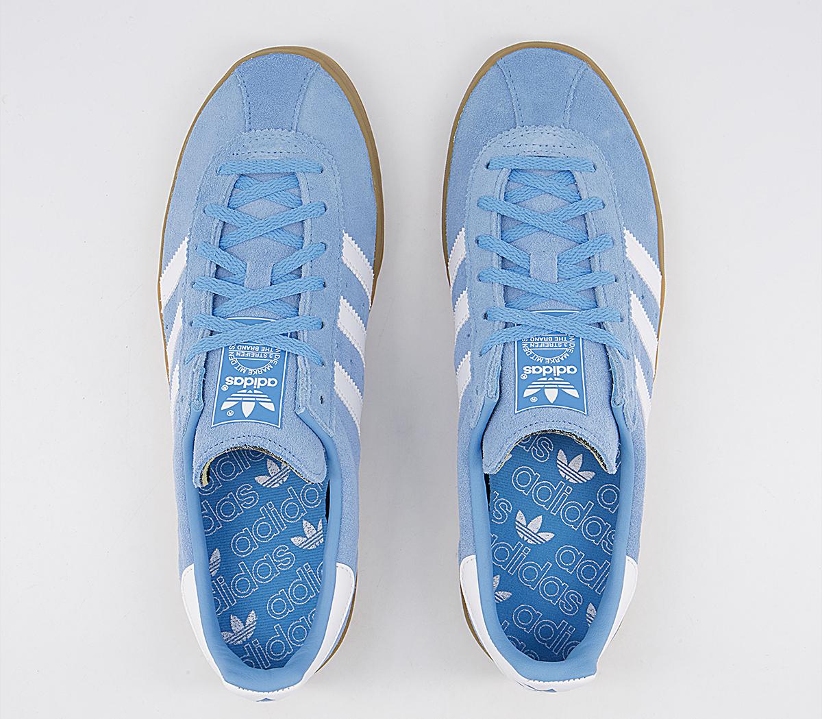 adidas Broomfield Trainers Light Blue White Gum - Unisex Sports