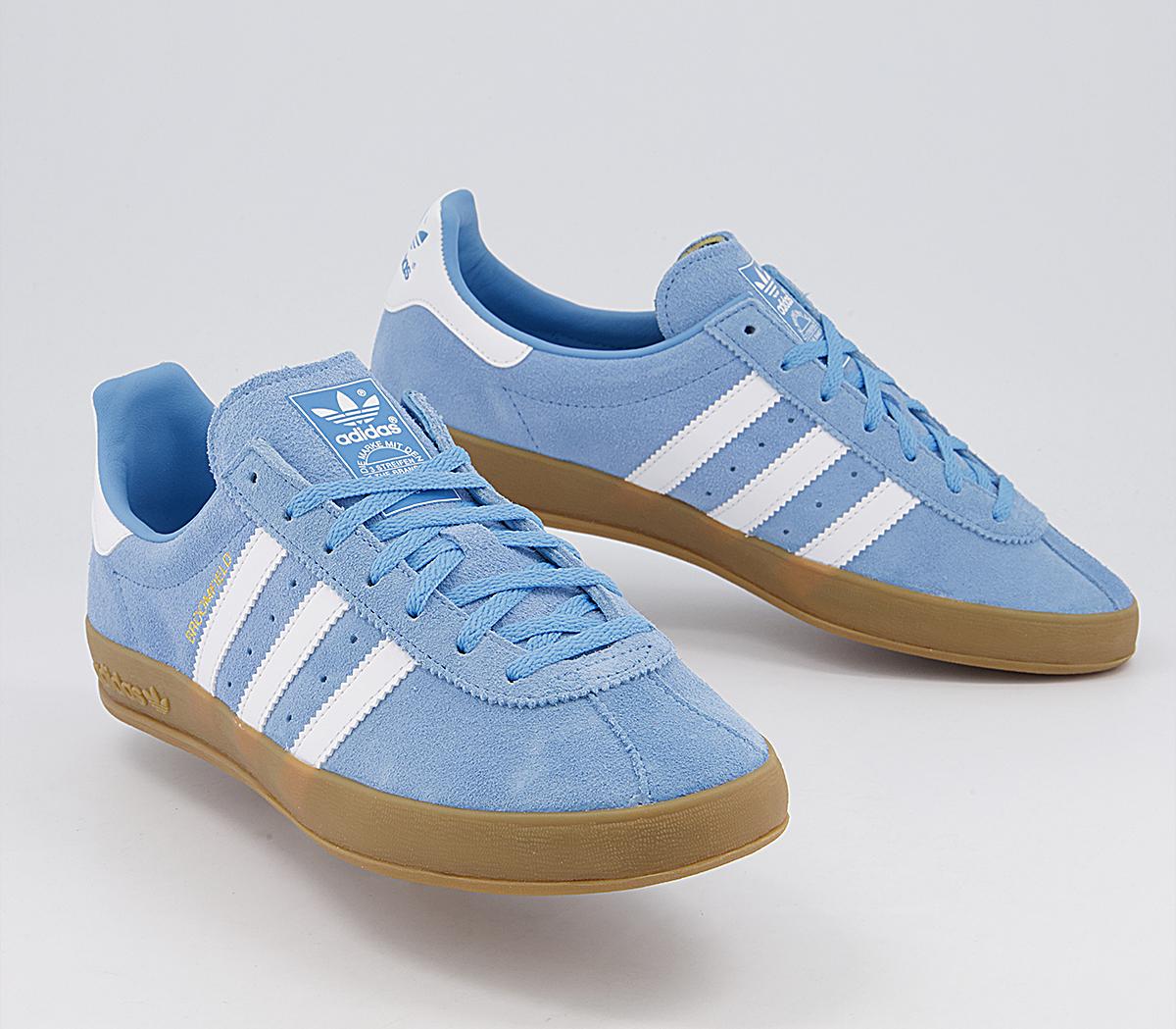 adidas Broomfield Trainers Light Blue White Gum - Unisex Sports