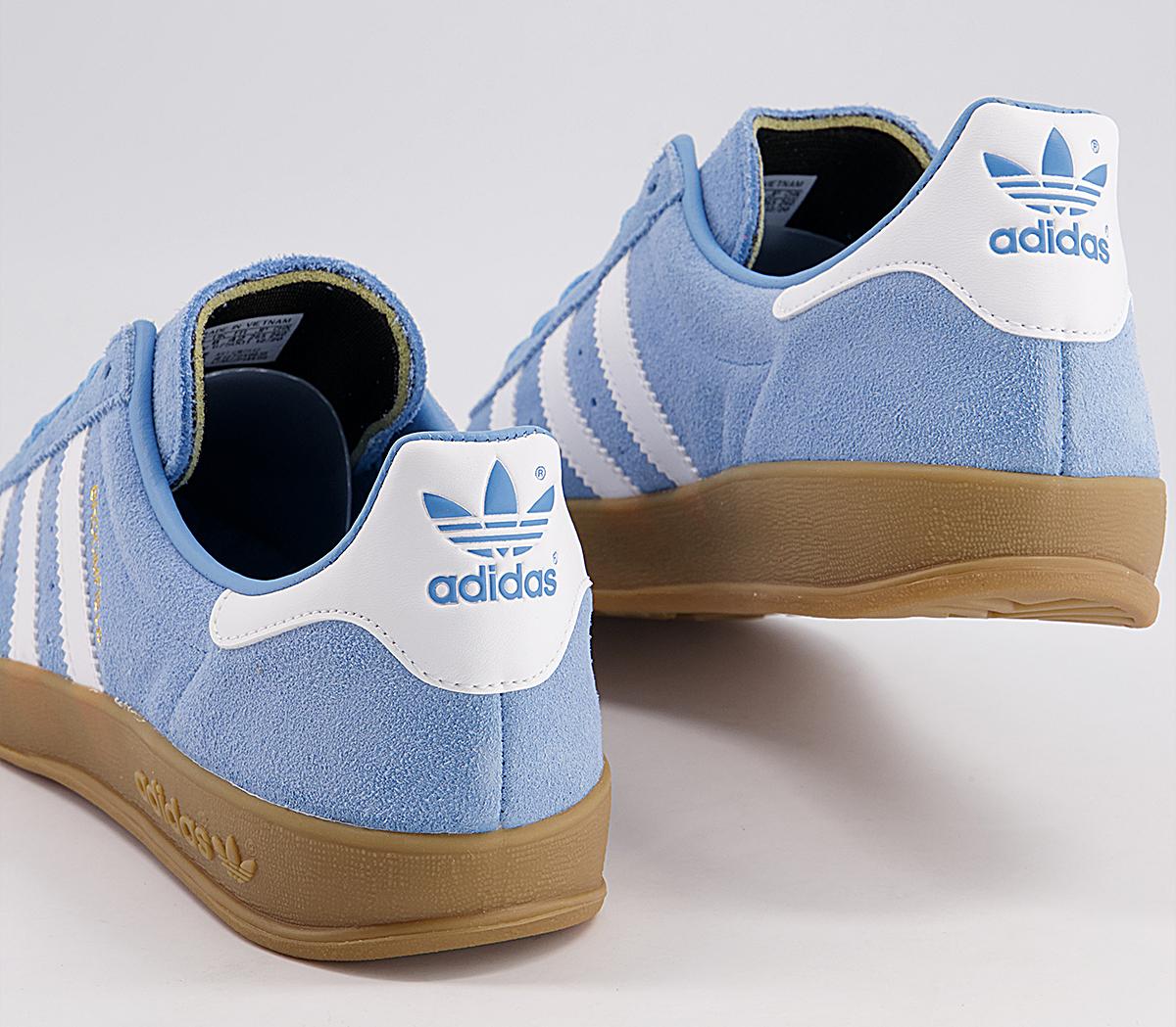 adidas Broomfield Trainers Light Blue White Gum - Junior