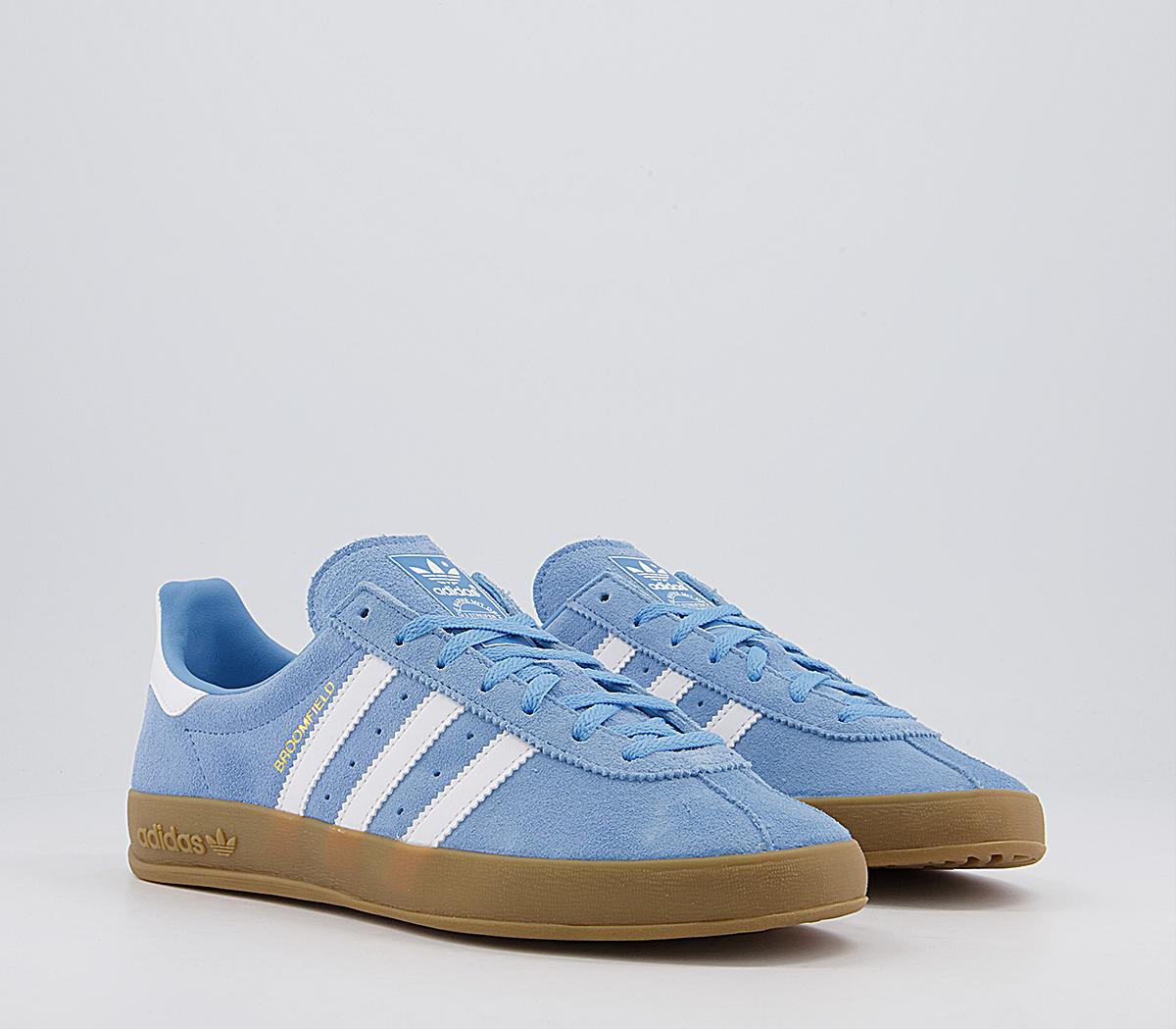 adidas Broomfield Trainers Light Blue White Gum - Unisex Sports