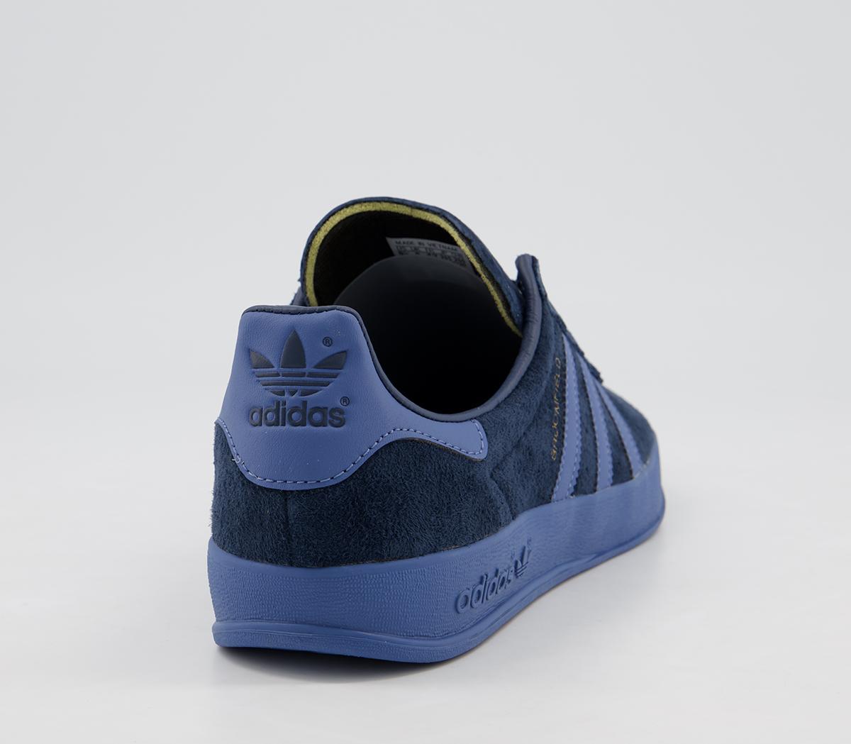 adidas Broomfield Trainers Blue Gold Metallic - Junior