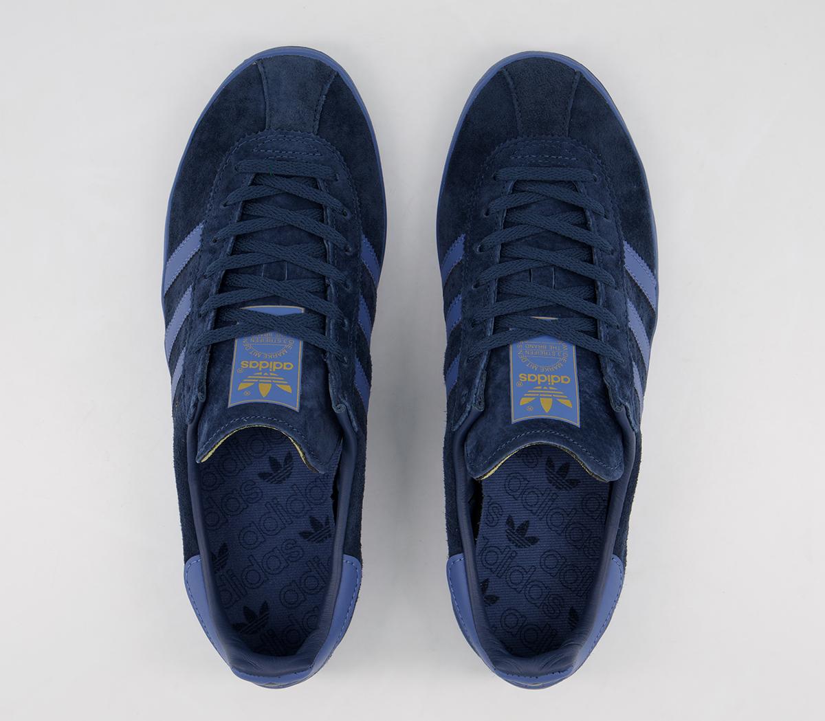 adidas Broomfield Trainers Blue Gold Metallic - Junior