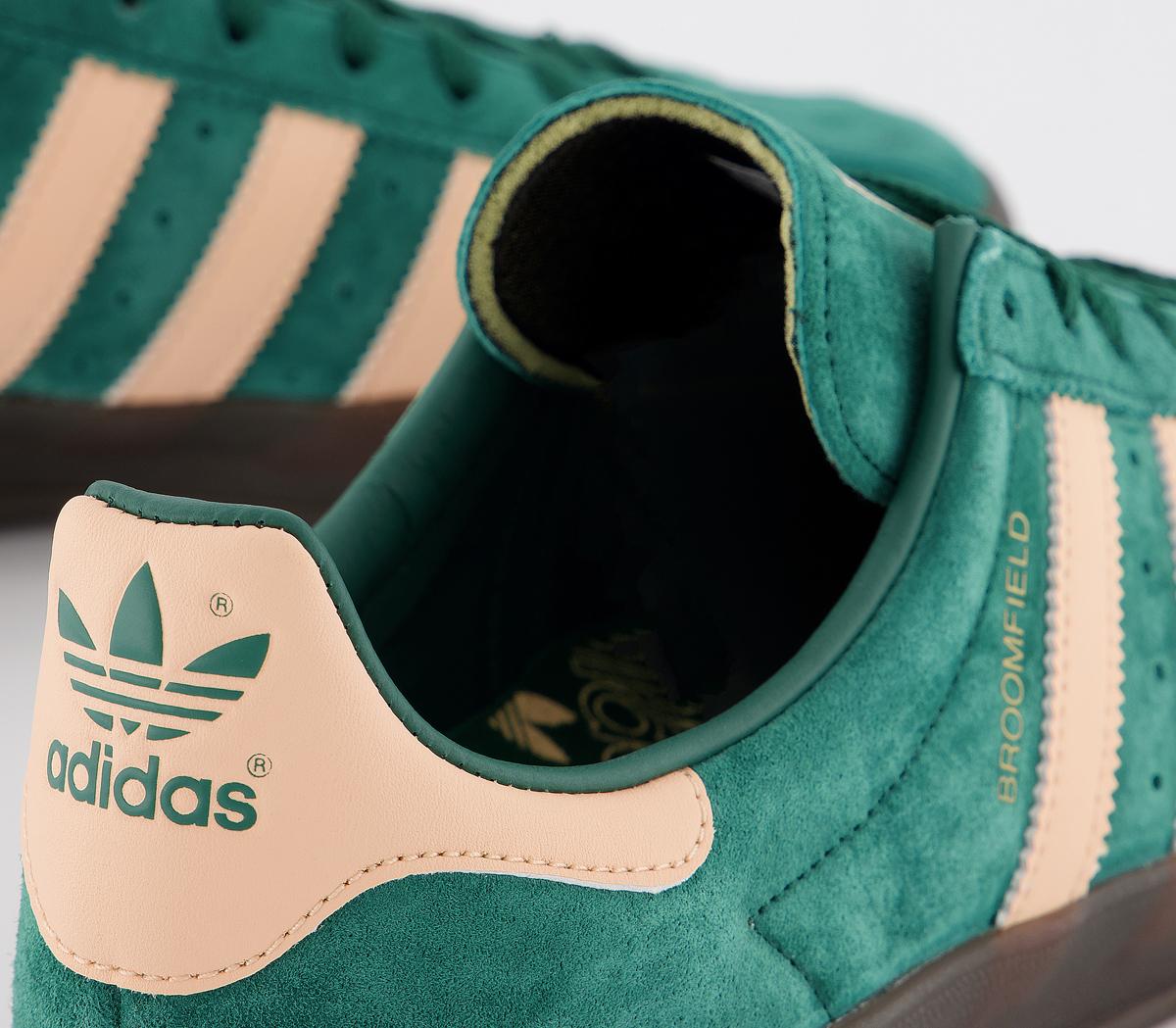 adidas Broomfield Trainers Green Orange White - adidas Broomfield