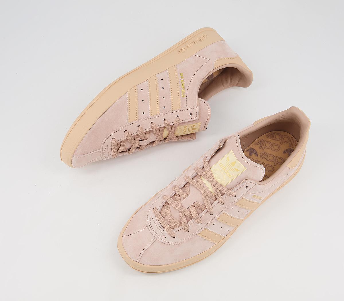 adidas Broomfield Trainers Ash Pearl Gold Metallic - Men's Terrace Trainers
