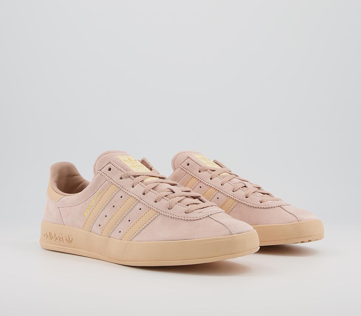 adidas Broomfield Trainers Ash Pearl Gold Metallic - Men's Terrace Trainers