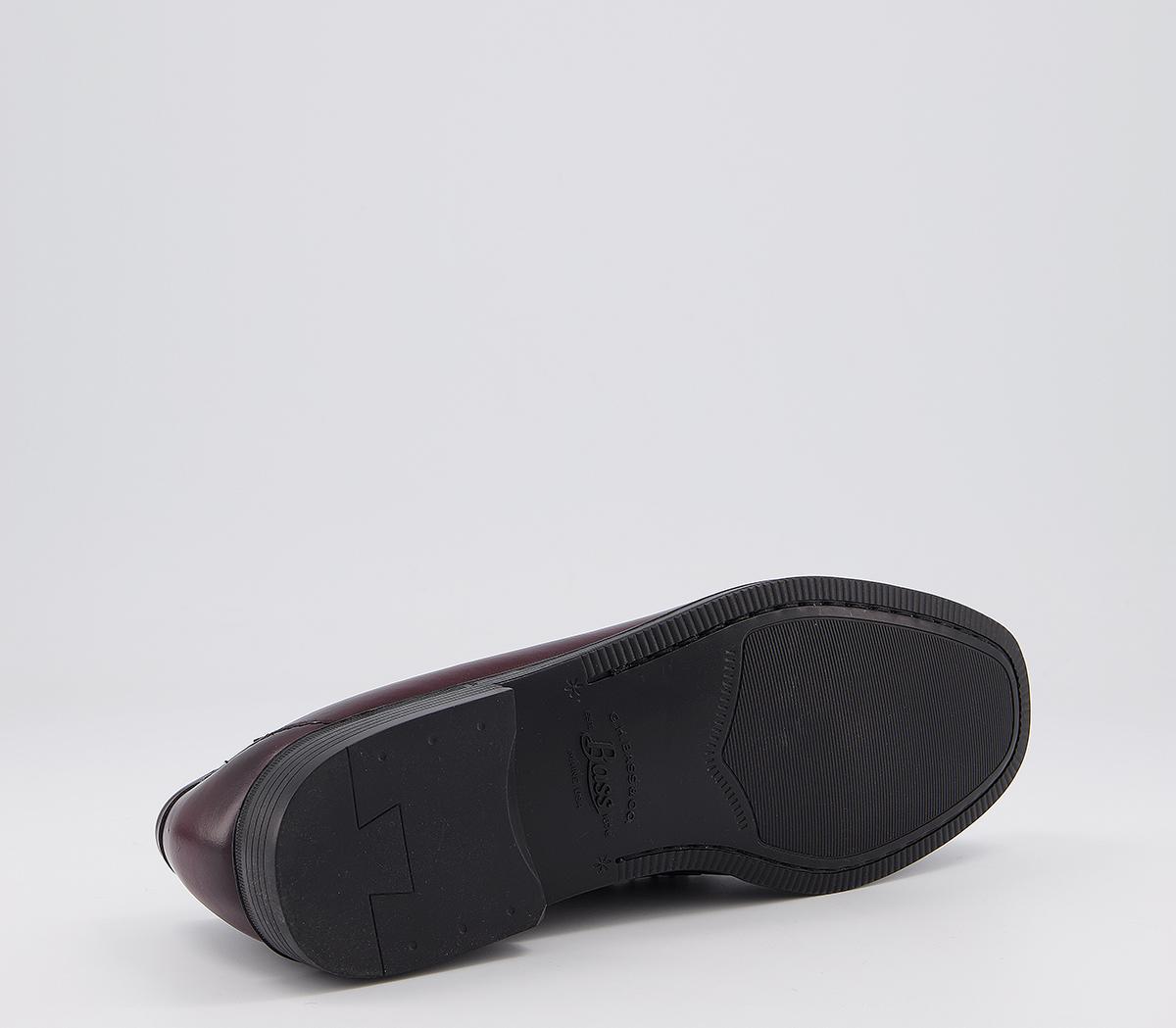 G.H Bass & Co Easy Weejuns Larkin Moc Tassel Loafers Wine - Men’s Smart ...