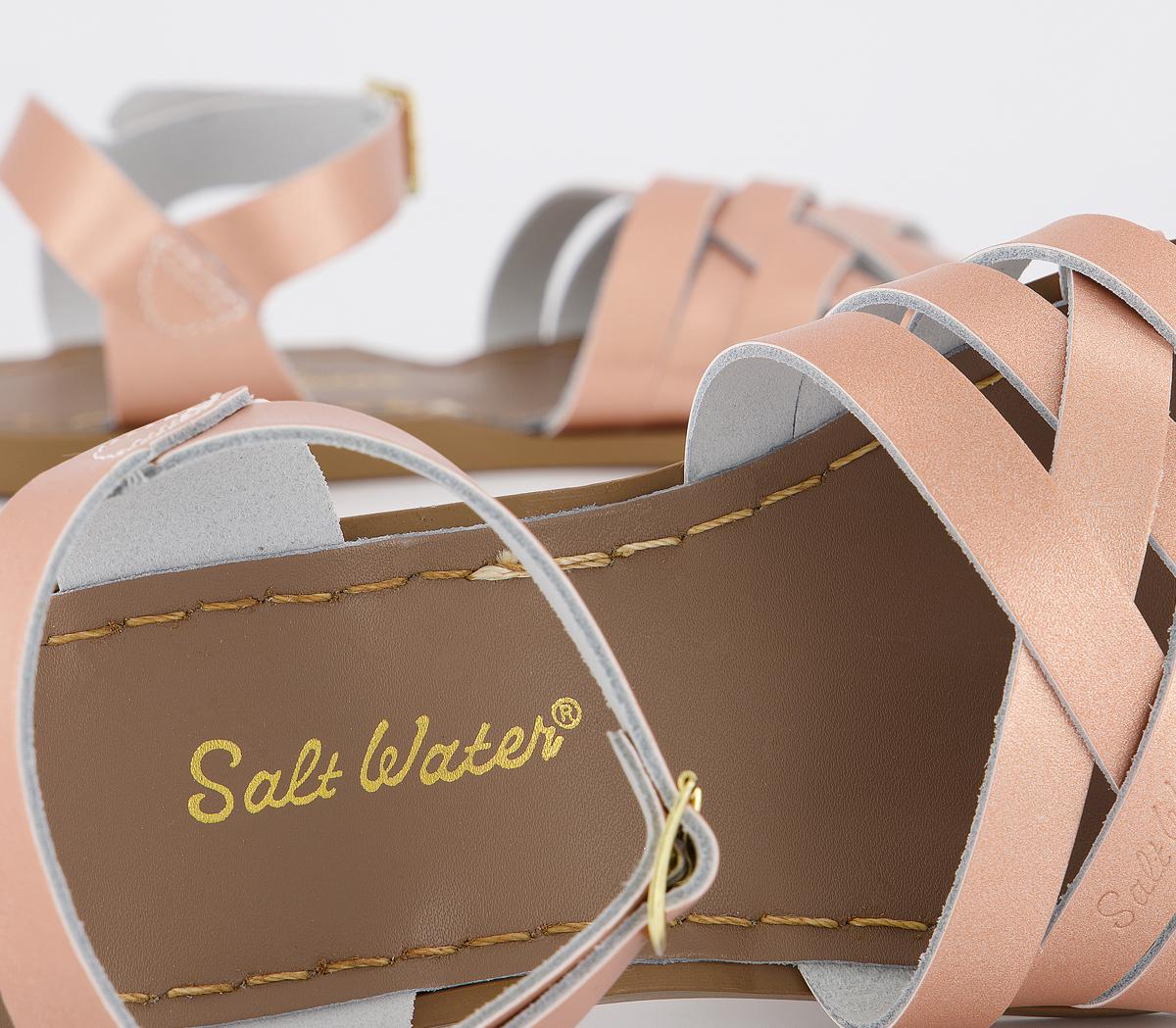 Salt-Water Retro Sandals Rose Gold - Women’s Sandals