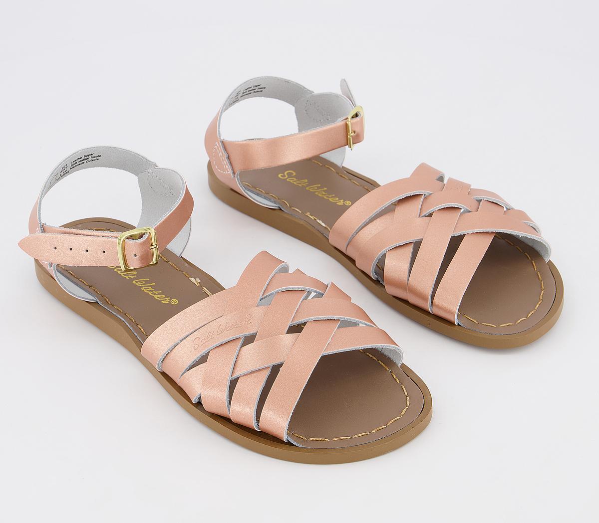 Salt-Water Retro Sandals Rose Gold - Women’s Sandals