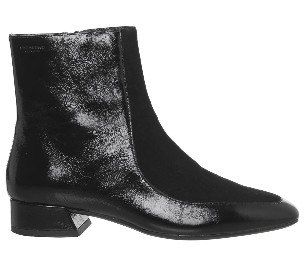 Vagabond Shoemakers Joyce Ankle Boots Black Suede Comb - Women's Ankle ...